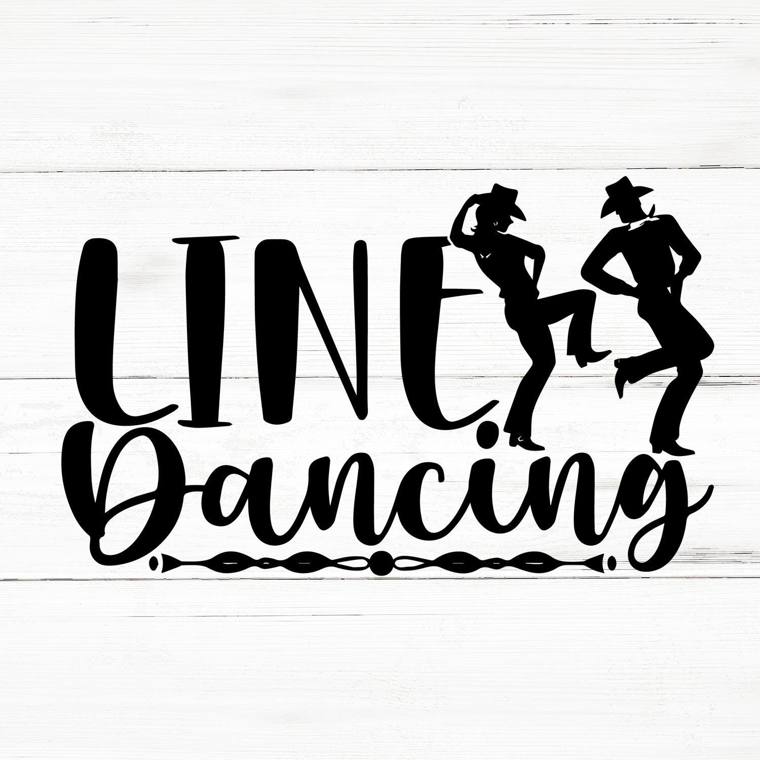 Line Dancing SVG, Line Dancing PNG, Line Dancing Design Files, Line ...