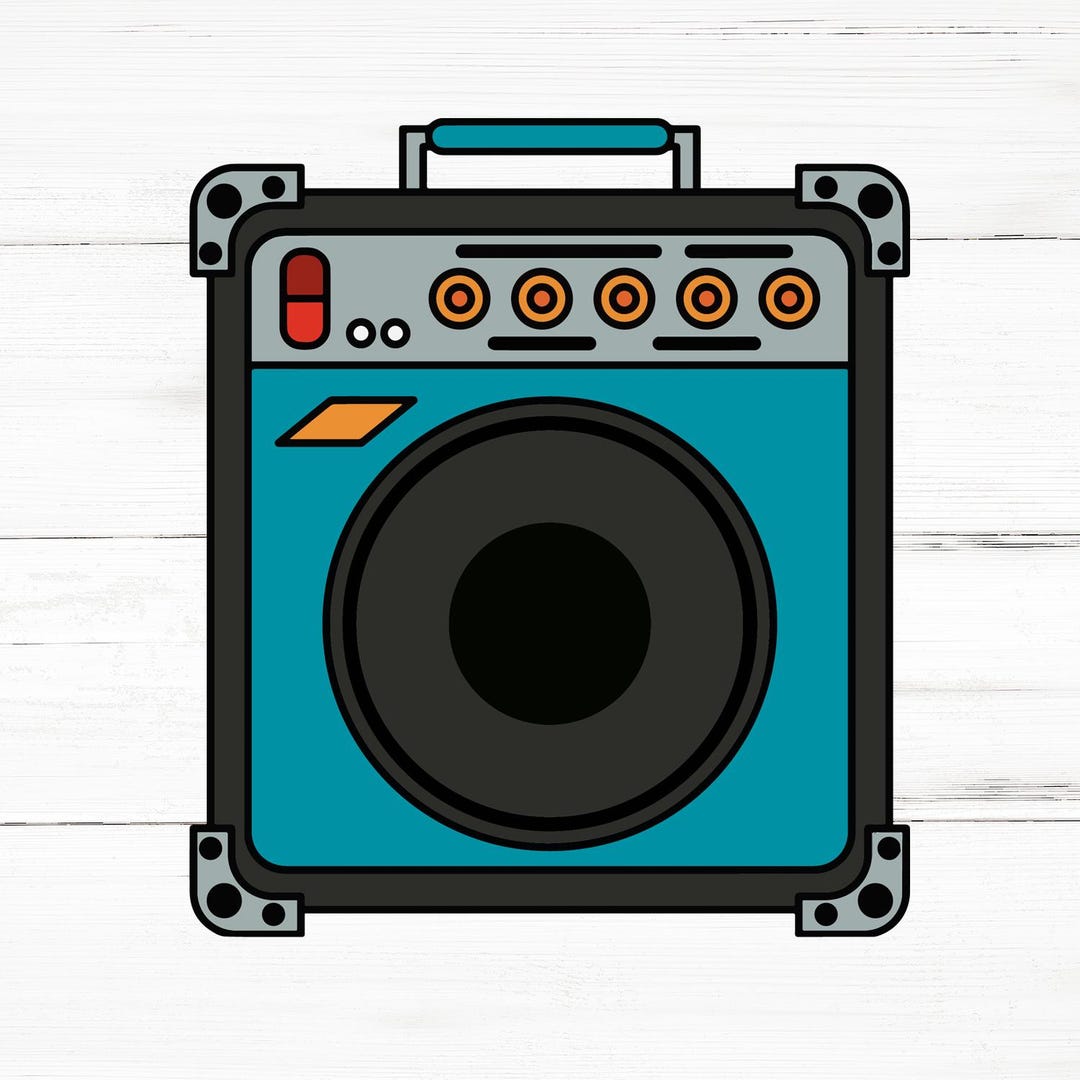 Guitar Amplifier SVG, Guitar Amplifier PNG, Guitar Amplifier Design ...
