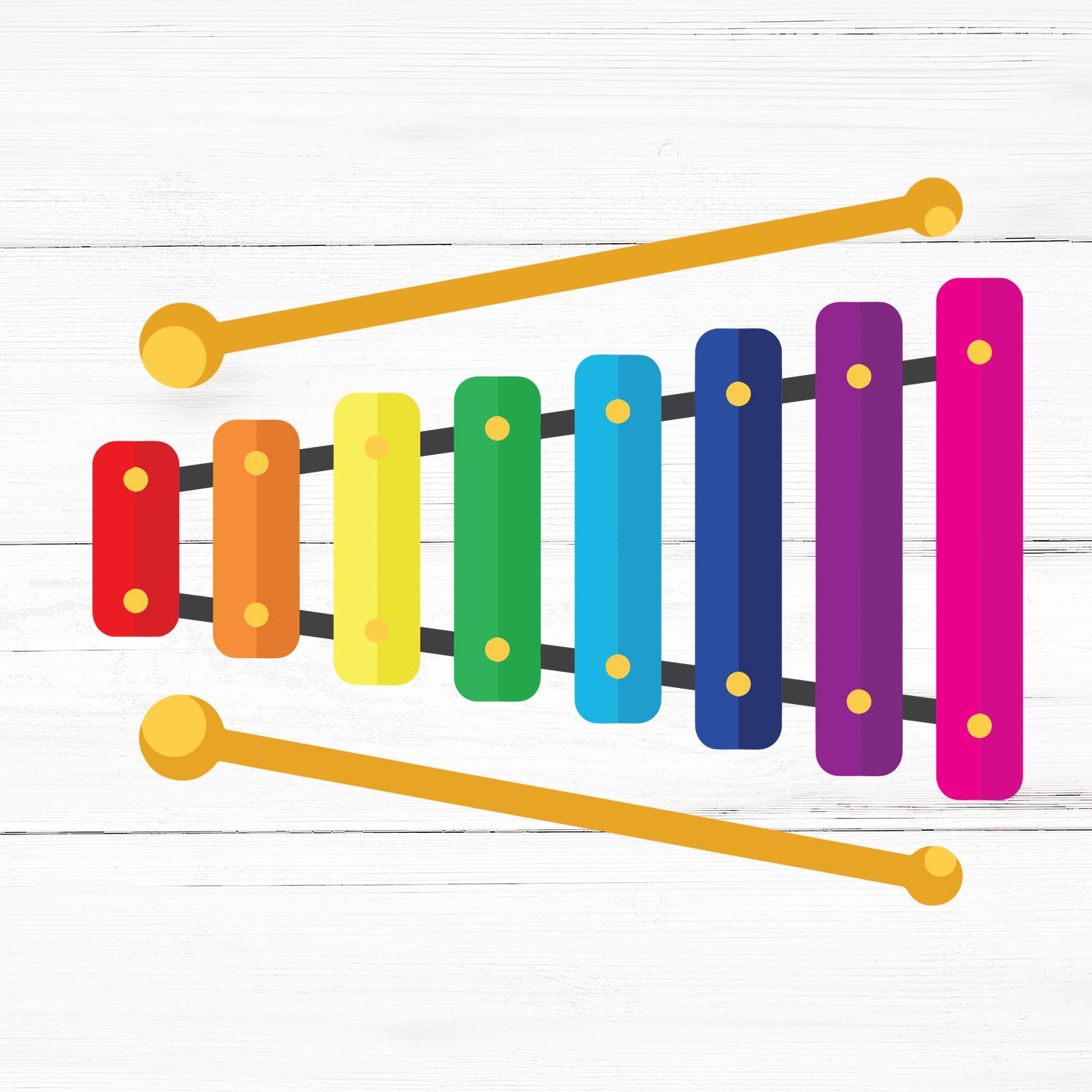 Xylophone SVG, Xylophone PNG, Xylophone Design Files, Xylophone Bundle ...