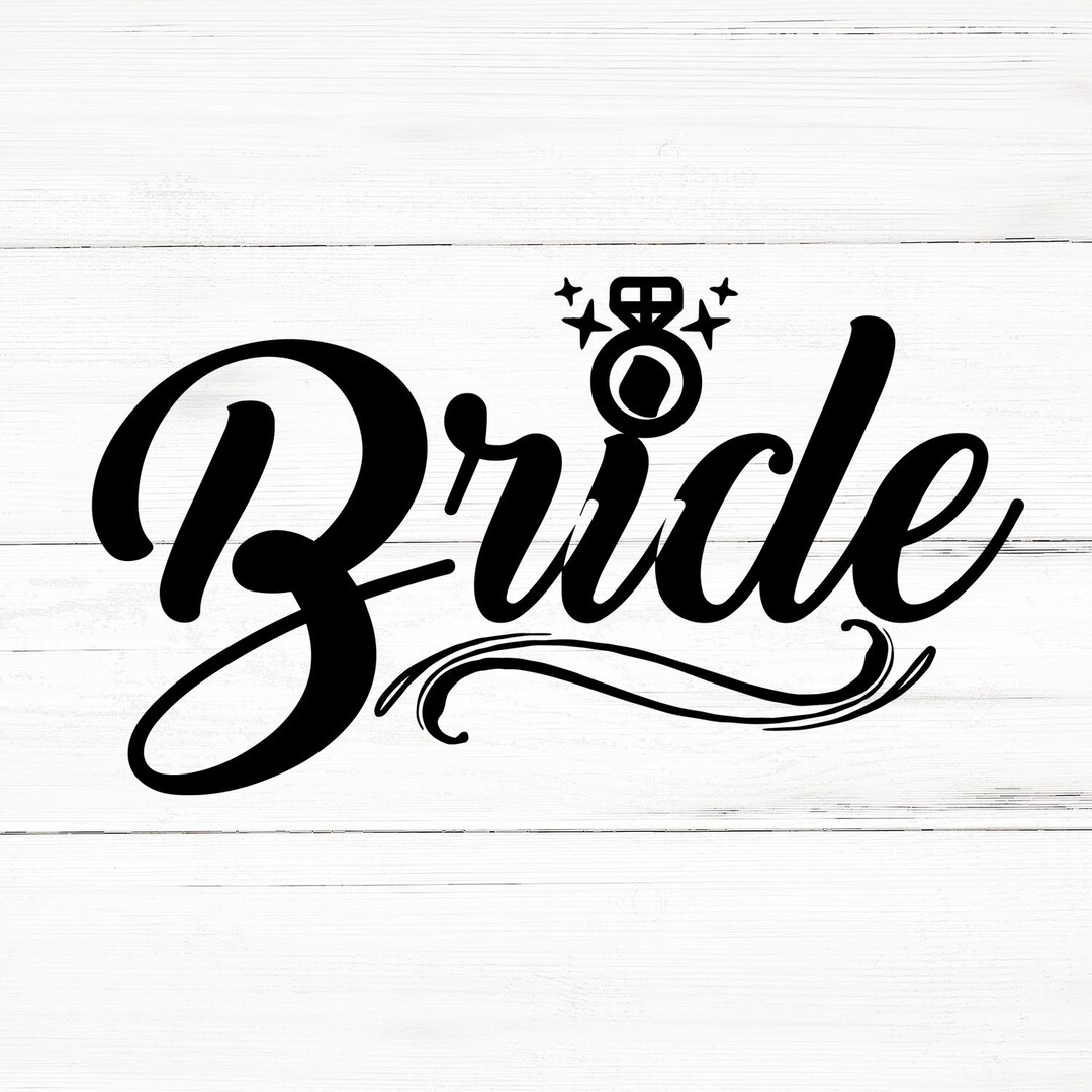 Bride SVG, Bride PNG, Bride Design Files, Bride Bundle, Bride Designs ...