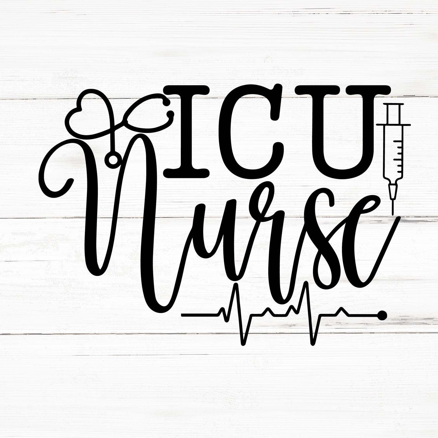 Icu Nurse SVG, Icu Nurse PNG, Icu Nurse Design Files, Icu Nurse Bundle ...