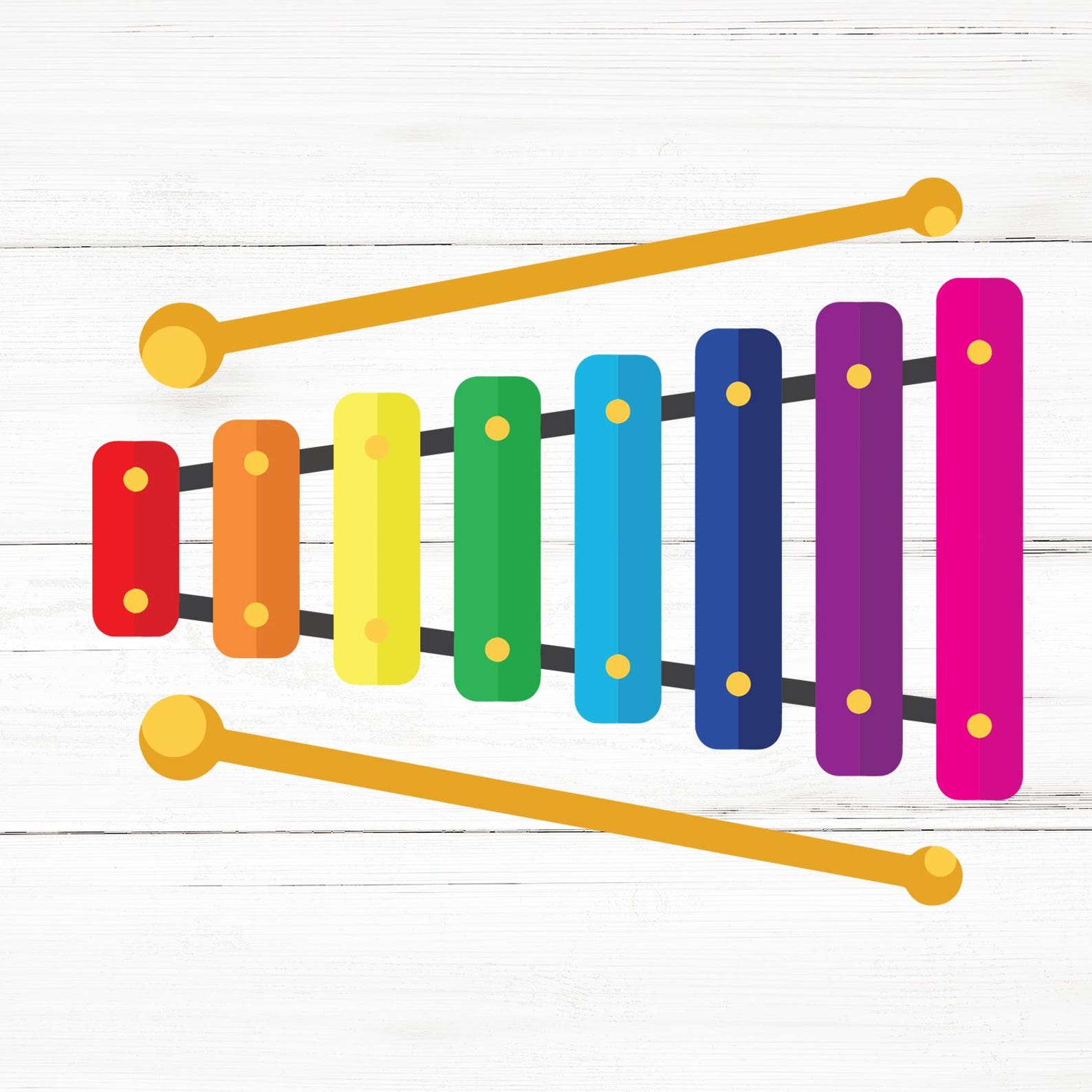 Xylophone SVG, Xylophone PNG, Xylophone Design Files, Xylophone Bundle ...