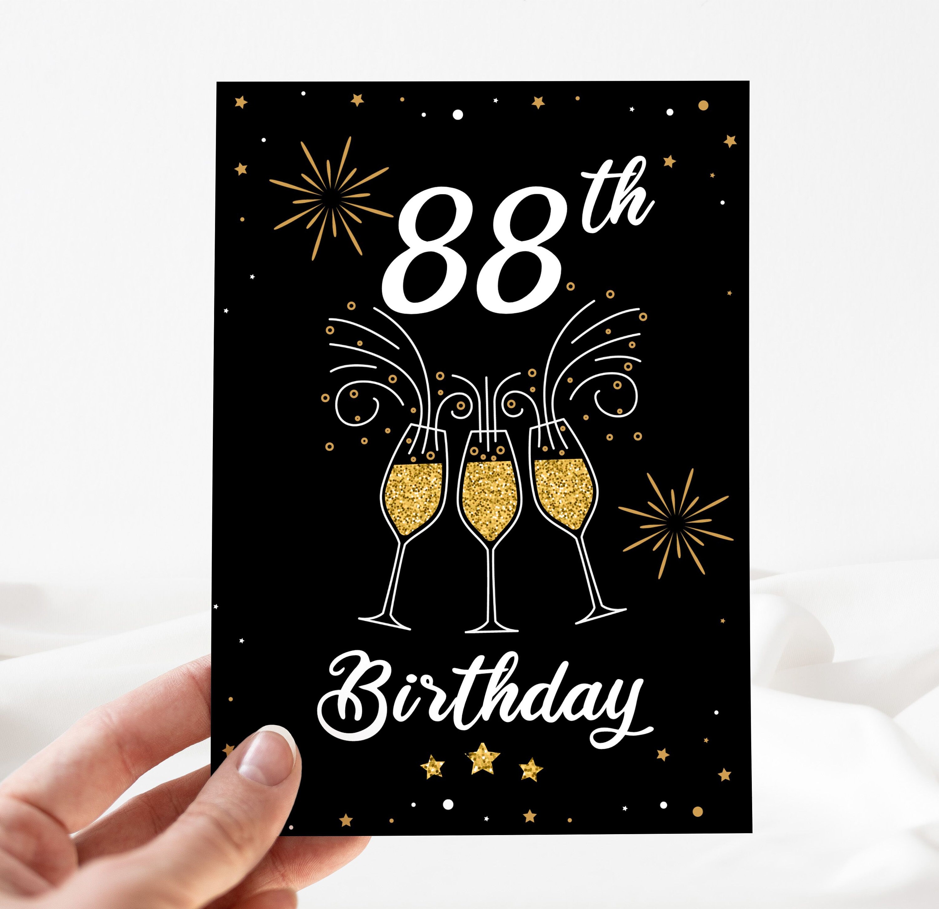Funny Birthday Card,88th Happy Birthday Card,88th Birthday Card ...