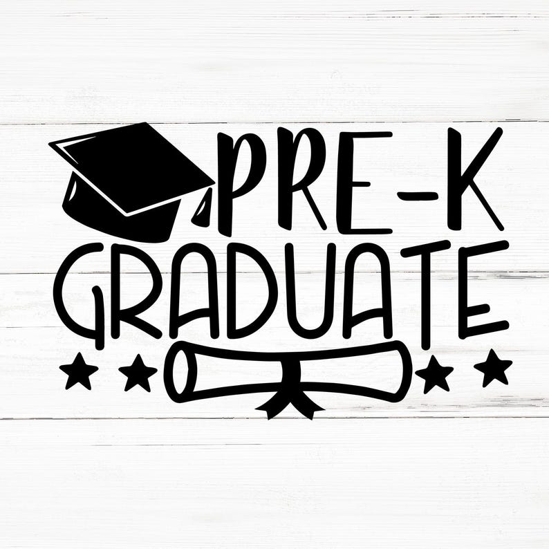 Pre-k Graduate SVG, Pre-k Graduate PNG, Pre-k Graduate Design Files ...