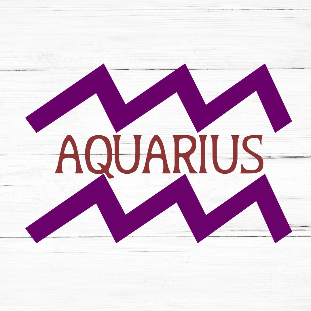 Aquarius SVG, Aquarius PNG, Aquarius Design Files, Aquarius Bundle ...