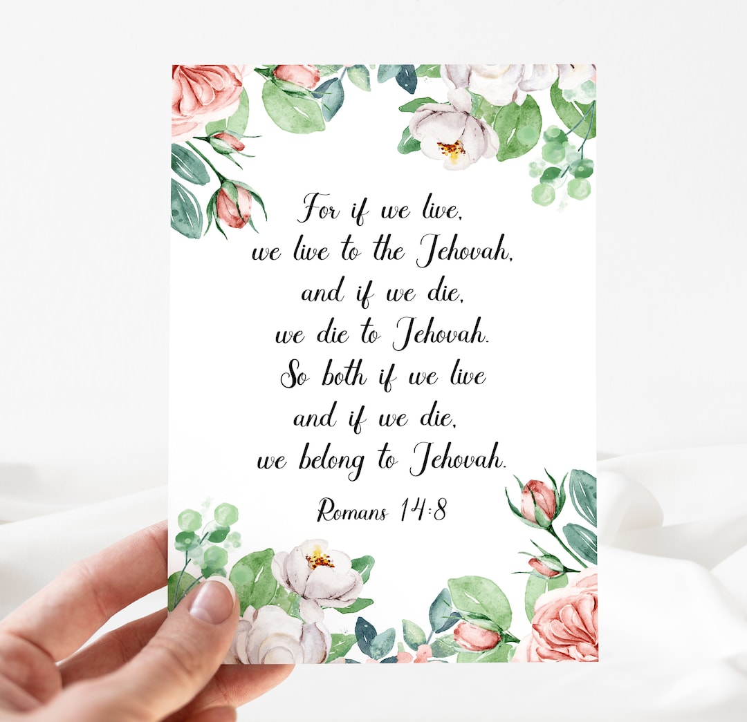 Jehovah’s Witness Card, Jw Card, JW Greeting Card, JW Baptism Gift, JW ...