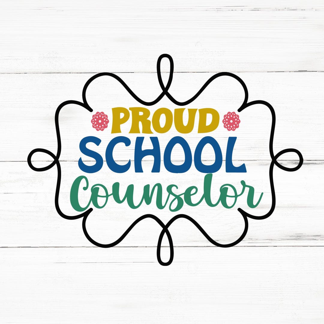 Proud School Counselor SVG, Proud School Counselor PNG, Proud School ...