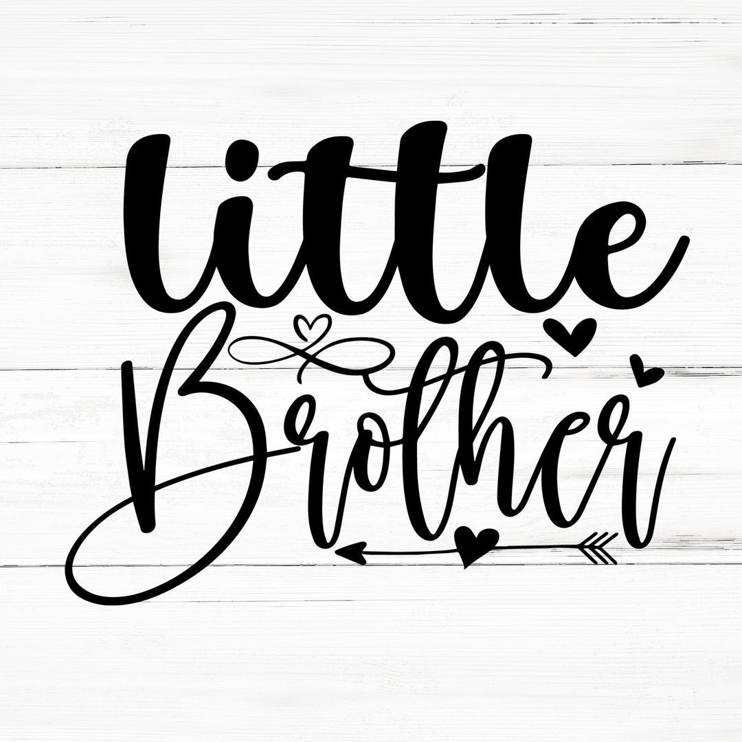 Little Brother SVG, Little Brother PNG, Little Brother Design Files ...