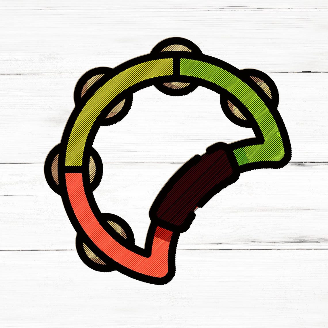 Tambourine SVG, Tambourine PNG, Tambourine Design Files, Tambourine ...