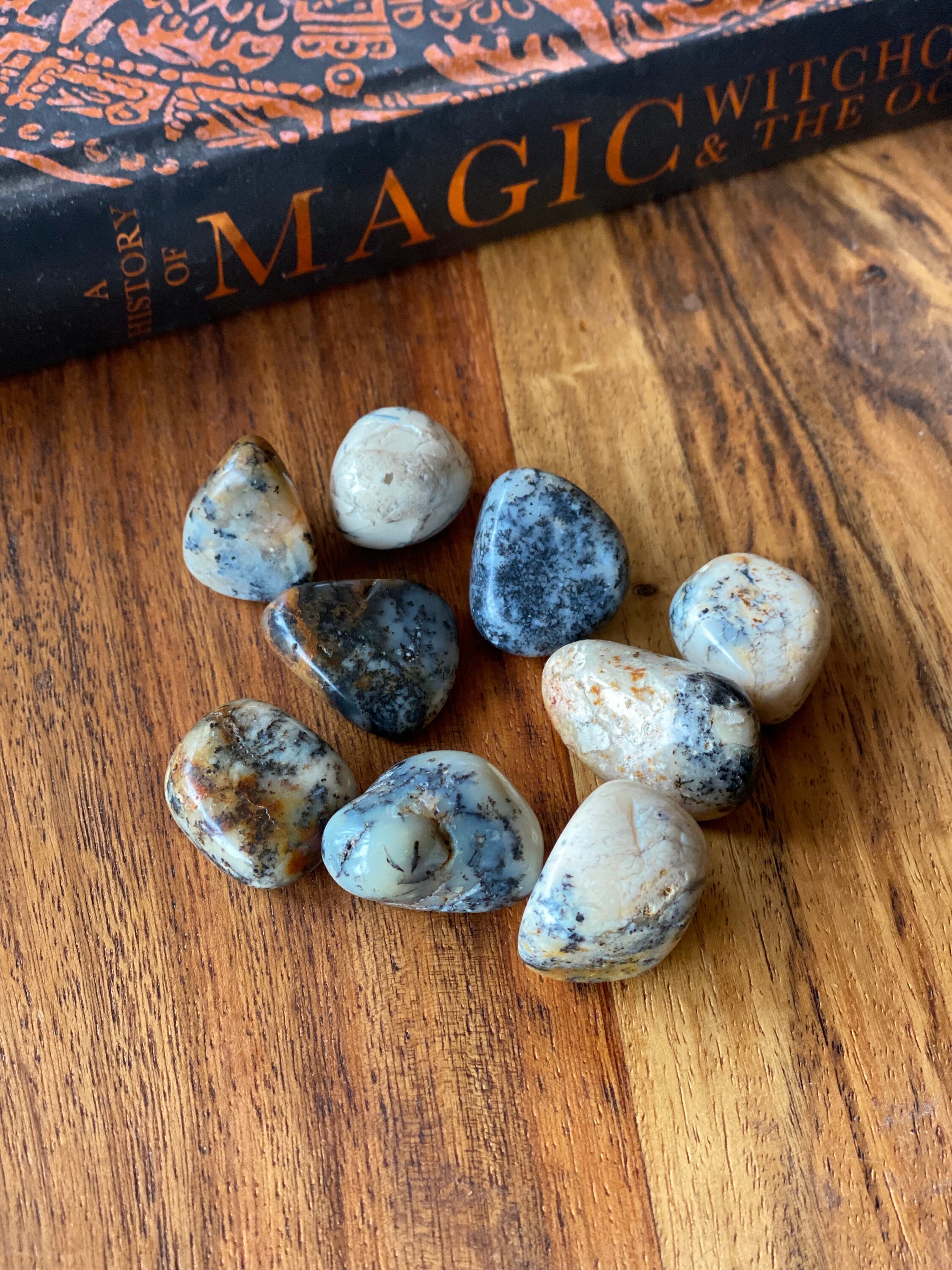 Merlinite Tumbled Crystals - Etsy UK