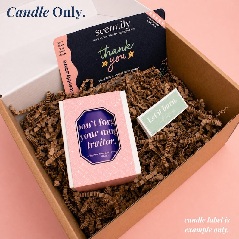 Funny Office Meeting Candle Gift, Personalised Work Colleague Present ...