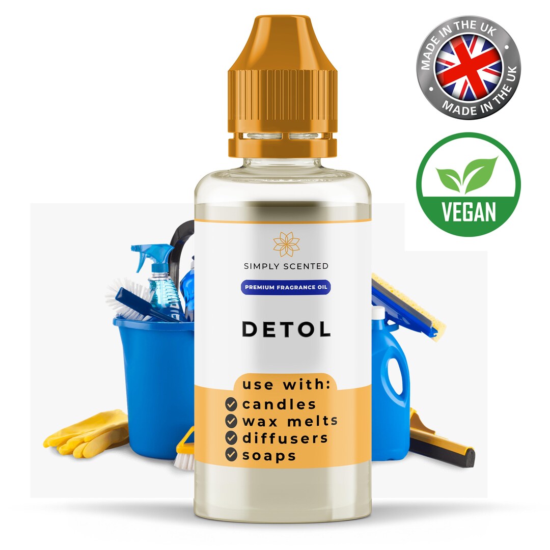 Detol Fragrance Oil 10ml for Candles, Melts, Soaps and Diffusers Simply ...