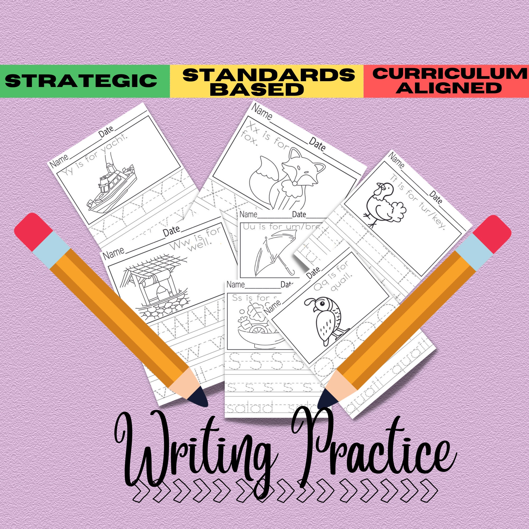 Tracing Sheets for Preschoolers and Toddlers, Digital Downloads ...