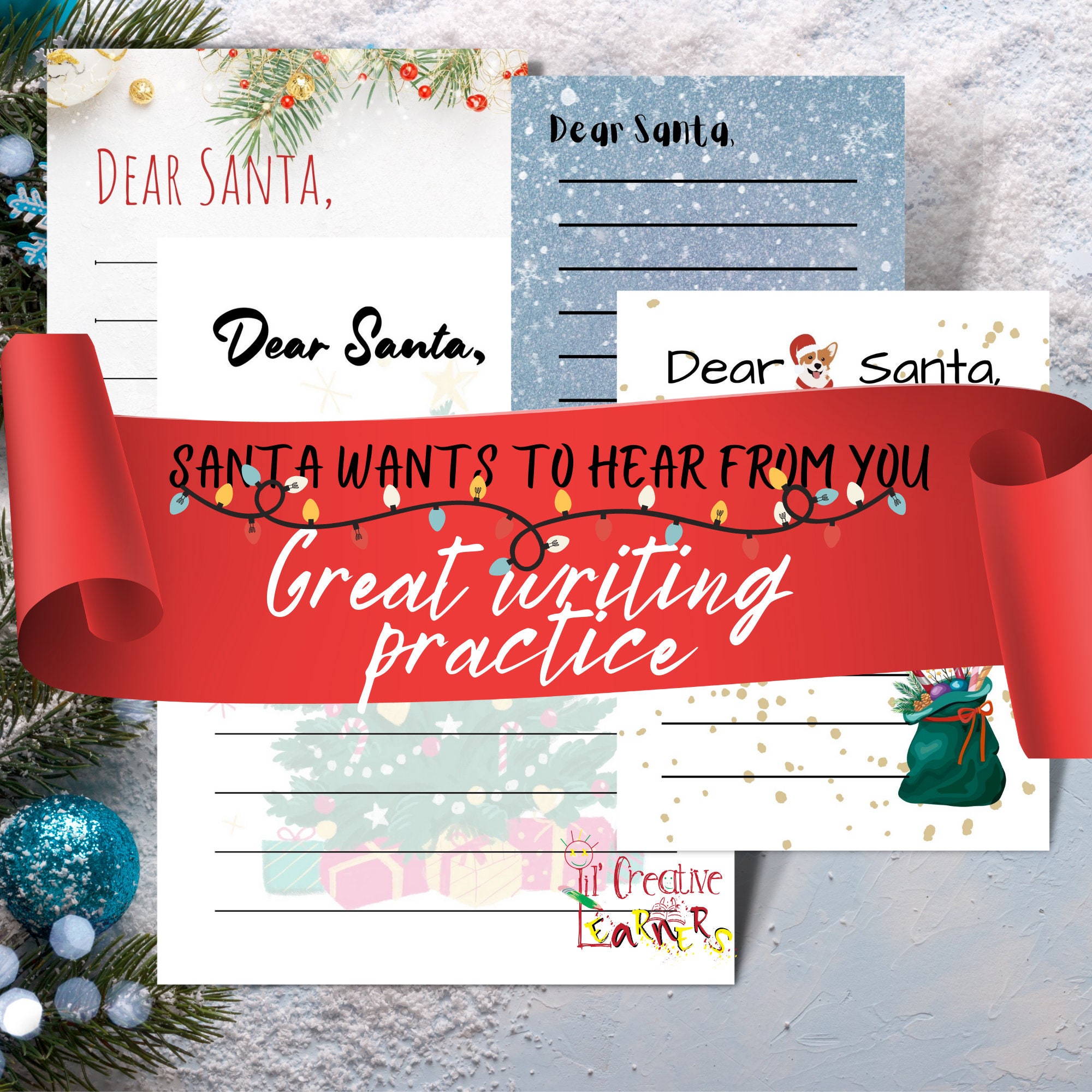 Santa Letter, Dear Santa, Letter Writing, Primary Writing, Christmas ...