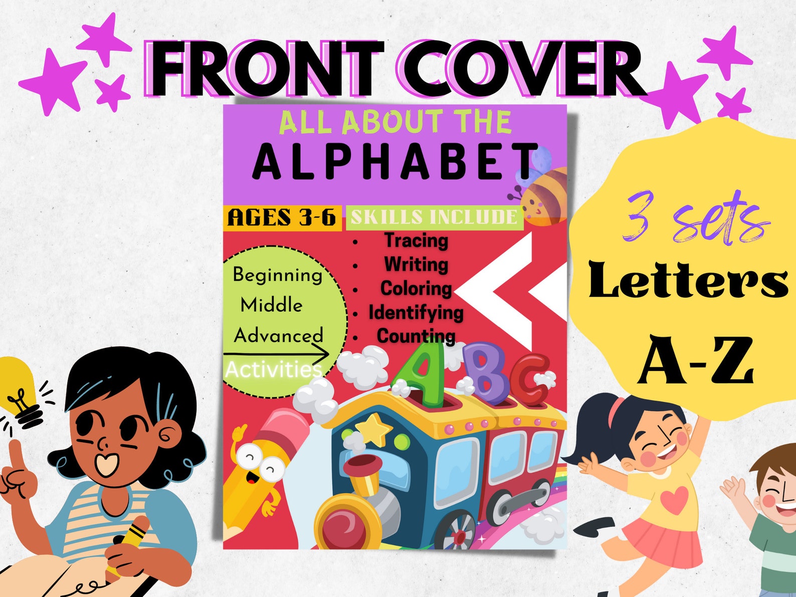 Alphabet Practice, Tracing Worksheets, Coloring Pictures, Preschool ...