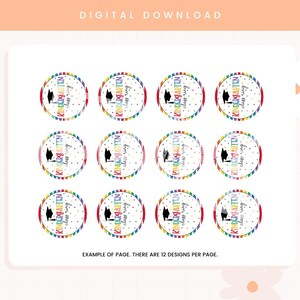 Kindergarten Class Ring Gift Tag | Candy Ring Gift Tag | Graduation ...
