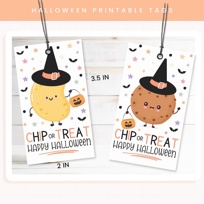 Halloween Treat Gift Tag Bundle | Poppin by to Say Happy Halloween ...