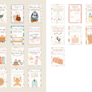 New Baby Gift Card Book Printable | Baby Shower Gift | Pregnancy Gifts ...