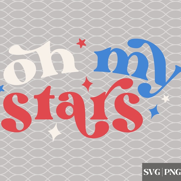 Oh My Stars Svg - Etsy