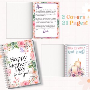 Printable Mother's Day Gift Card Book | Gifts for Mom | Mother's Day ...