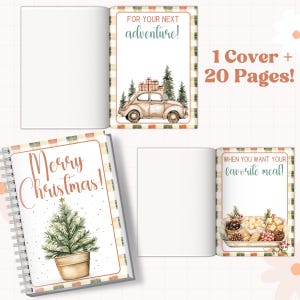 Printed Merry Christmas Gift Card Book | Christmas Gift Card Holder ...