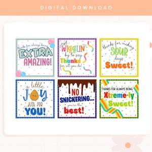 Printable 36 Appreciation Gift Tags | Teacher Gift Tags | Employee Gift ...