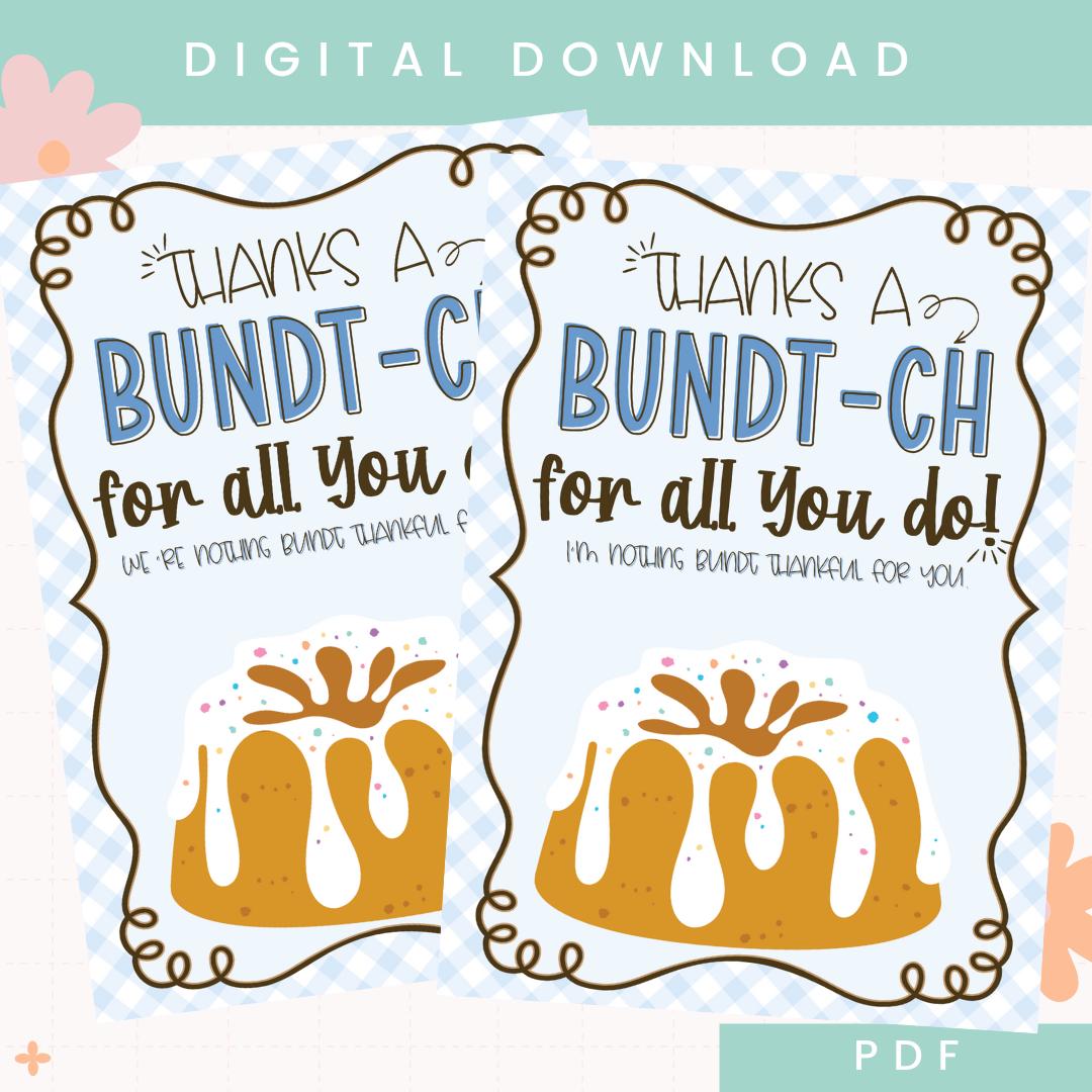 Administrative Professionals Day Gift | Bundt Cake Gift Card Holder ...