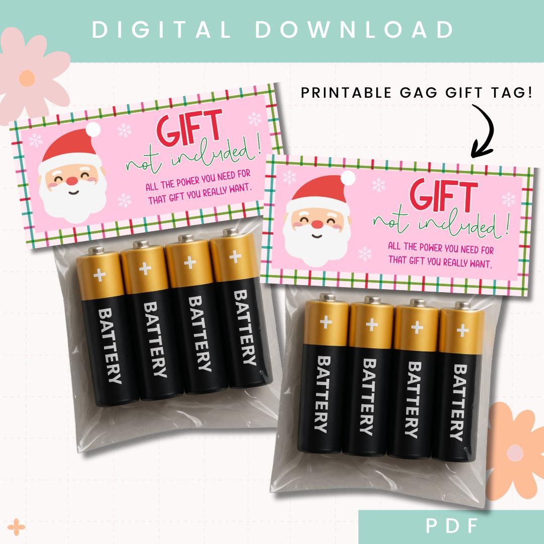 Gift Not Included White Elephant Gag Gift | Stocking Stuffer | Secret ...