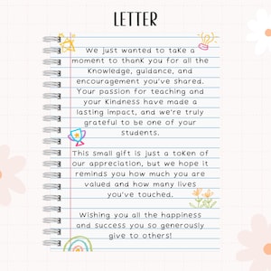 Printed Teacher Gift Card Book | Teacher Appreciation Week | Teacher ...
