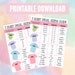 Printable HTV Sizing Chart | Cricut Cheat Sheet Decal Size Guide ...