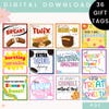 Snack and Candy Treat Tags for Employee, Teacher, Staff, Nurse ...