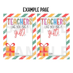 Printable Teacher Christmas Gift Card Holder Christmas Gift Card Holder ...