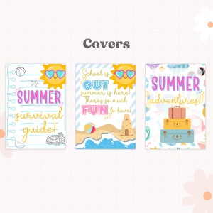Printable Summer Gift Card Book | Summer Teacher Gifts | Summer College ...