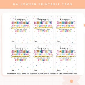 Printable Administrative Professionals Day Tags | Bundt Cake Gift Tags ...