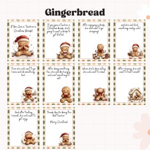 Printed If You Give a Teacher A Cookie Christmas Book | Holiday Teacher ...