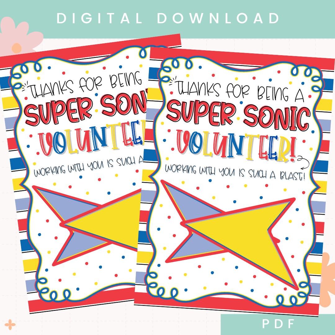 Printable Volunteer Thank You Gift Card Holder | Volunteer Appreciation ...