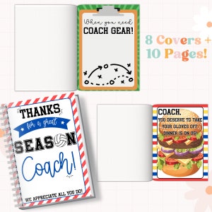 Printable Coach Gift Card Holder Bundle | Coach Appreciation Gift | End ...