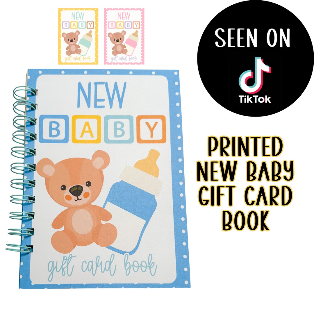 Printed New Baby Gift Card Book Baby Shower Gift Pregnancy - Etsy