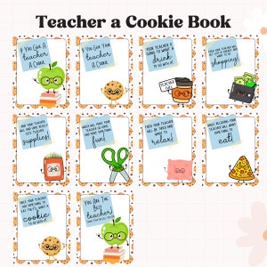Printed If You Give a Teacher A Cookie Book | End of Year Teacher Gift ...