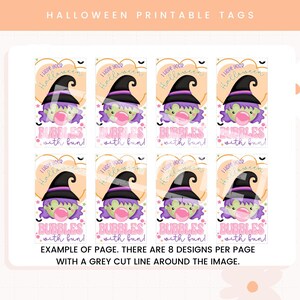 Halloween Treat Gift Tag Bundle | Poppin by to Say Happy Halloween ...