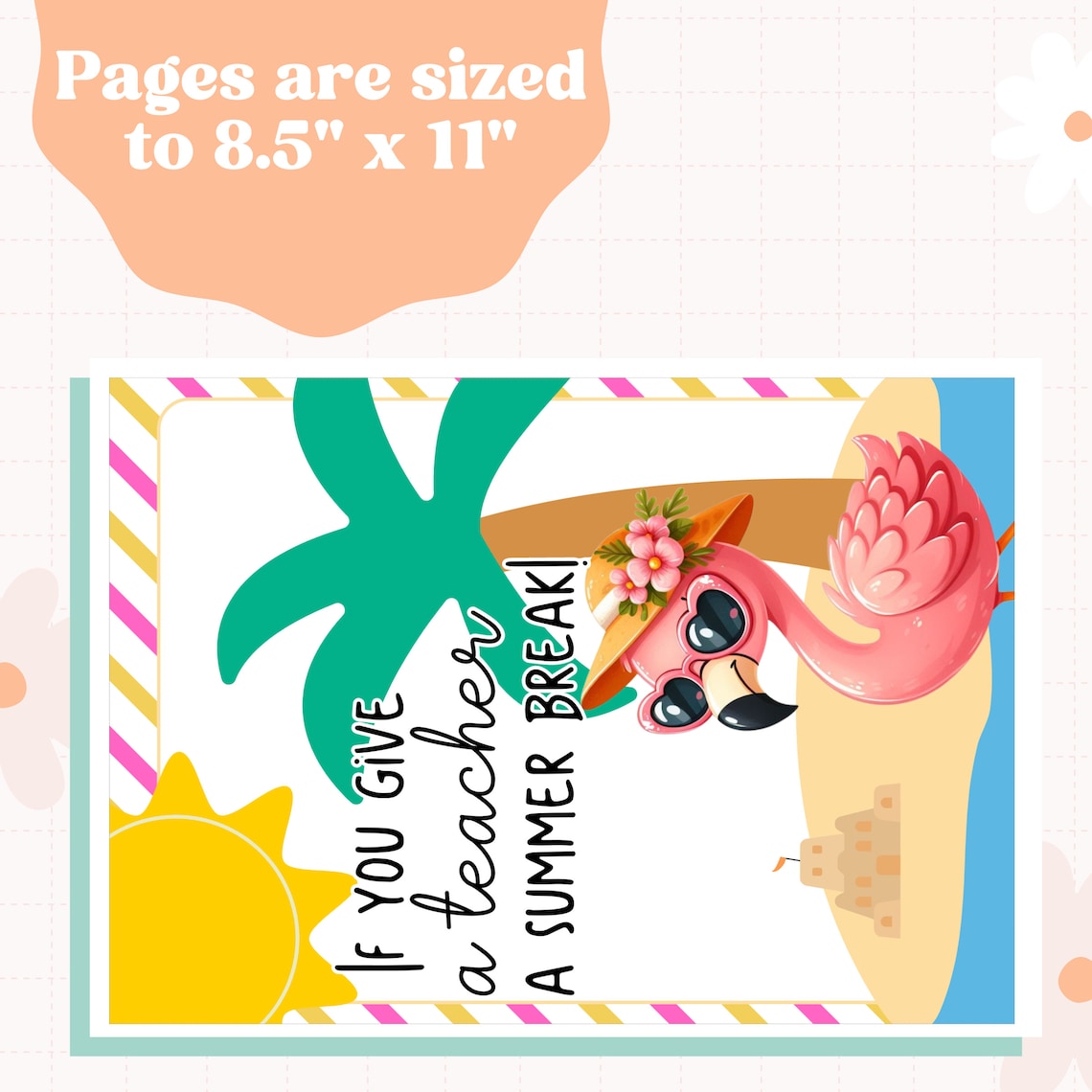 Printable Editable in Canva If You Give A Teacher A Cookie Gift Book ...