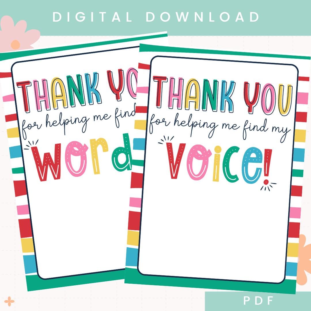 Printable Christmas Speech Therapist Gift Card Holder | Speech Teacher ...