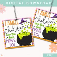 Scare the Germs Away Halloween Soap Printable, Halloween Gift Tags ...