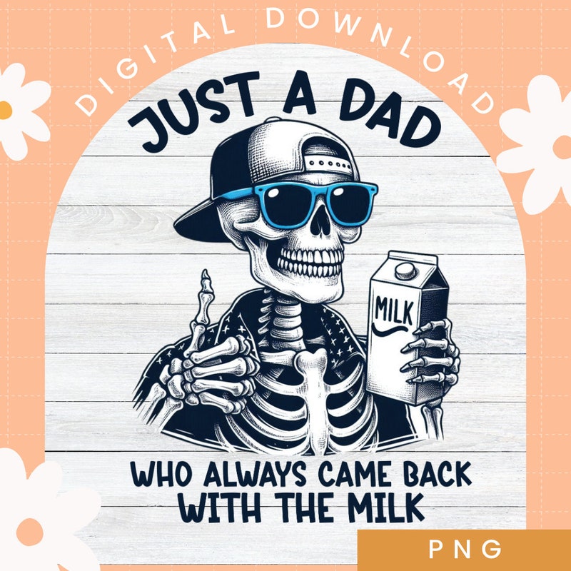 Just a Dad Who Always Come Back With the Milk Svg - Etsy