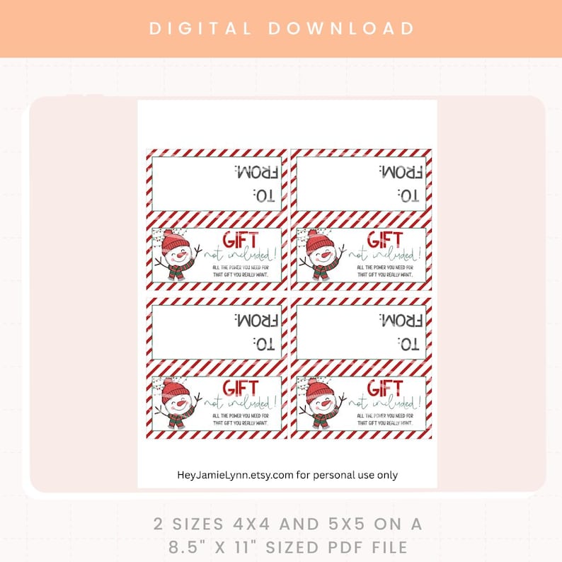 Gift Not Included White Elephant Gag Gift | Stocking Stuffer | Secret ...
