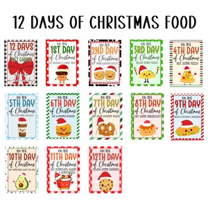 Printed 12 Days of Christmas Gift Card Book | Christmas Gift Card ...