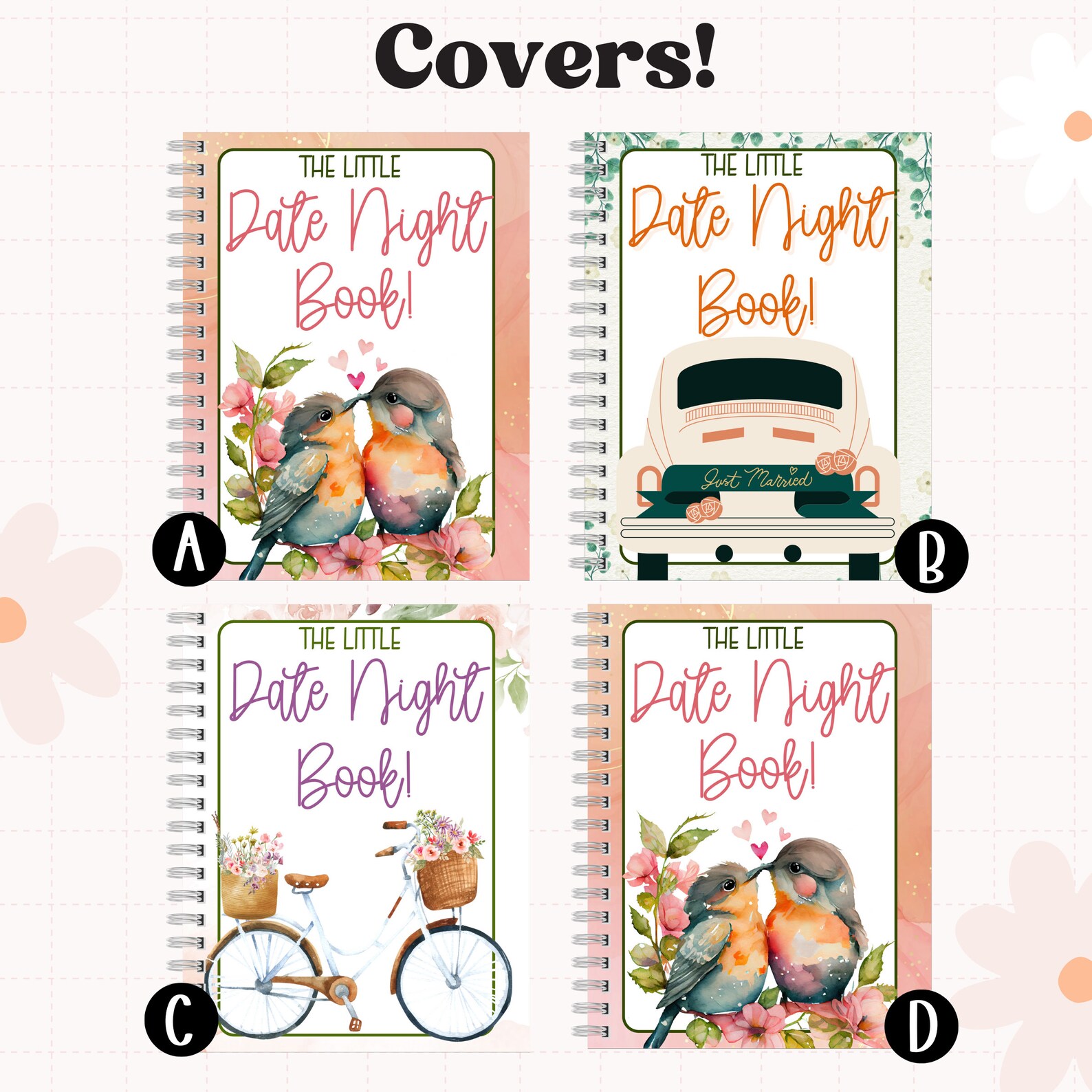 Printed Date Night Gift Card Book | Wedding Gift | Anniversary Gift ...