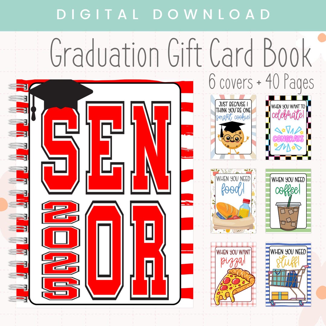 High School Graduation Gift Card Book | College Care Package | College ...