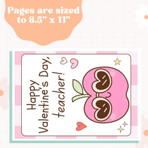 Printable Valentine If You Give A Teacher A Cookie Gift Card Book ...