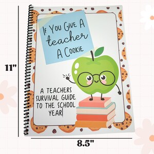 Printed If You Give a Teacher A Cookie Book | End of Year Teacher Gift ...